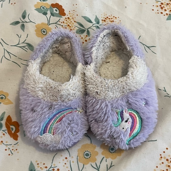 wonder nation | Shoes | Wonder Nation Purple Slippers With Unicorn And ...